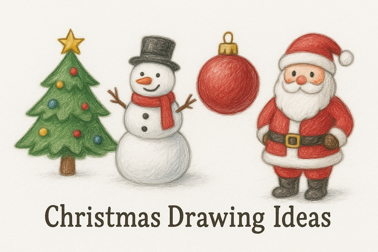 30 Creative Christmas Drawing Ideas for a Merry 2025 Season - PatPat