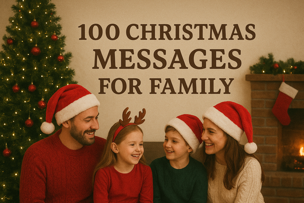 100 Heartwarming Christmas Messages for Family to Celebrate the Season ...