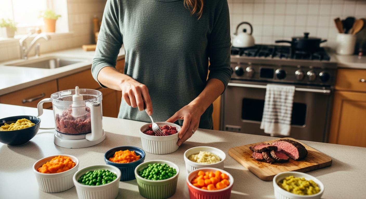 Recetas de comida para bebé con carne de res: Purés y comidas ricas en ...