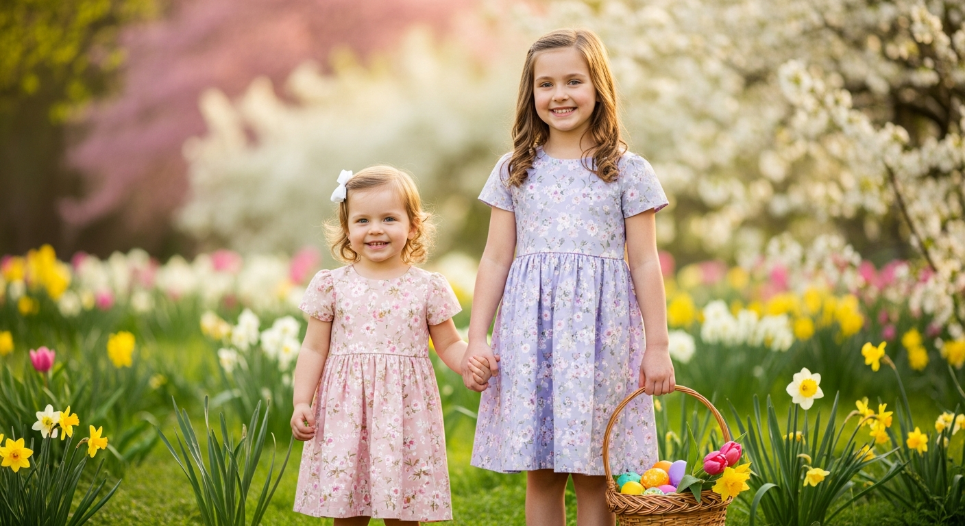 Matching Easter Dresses For Sisters