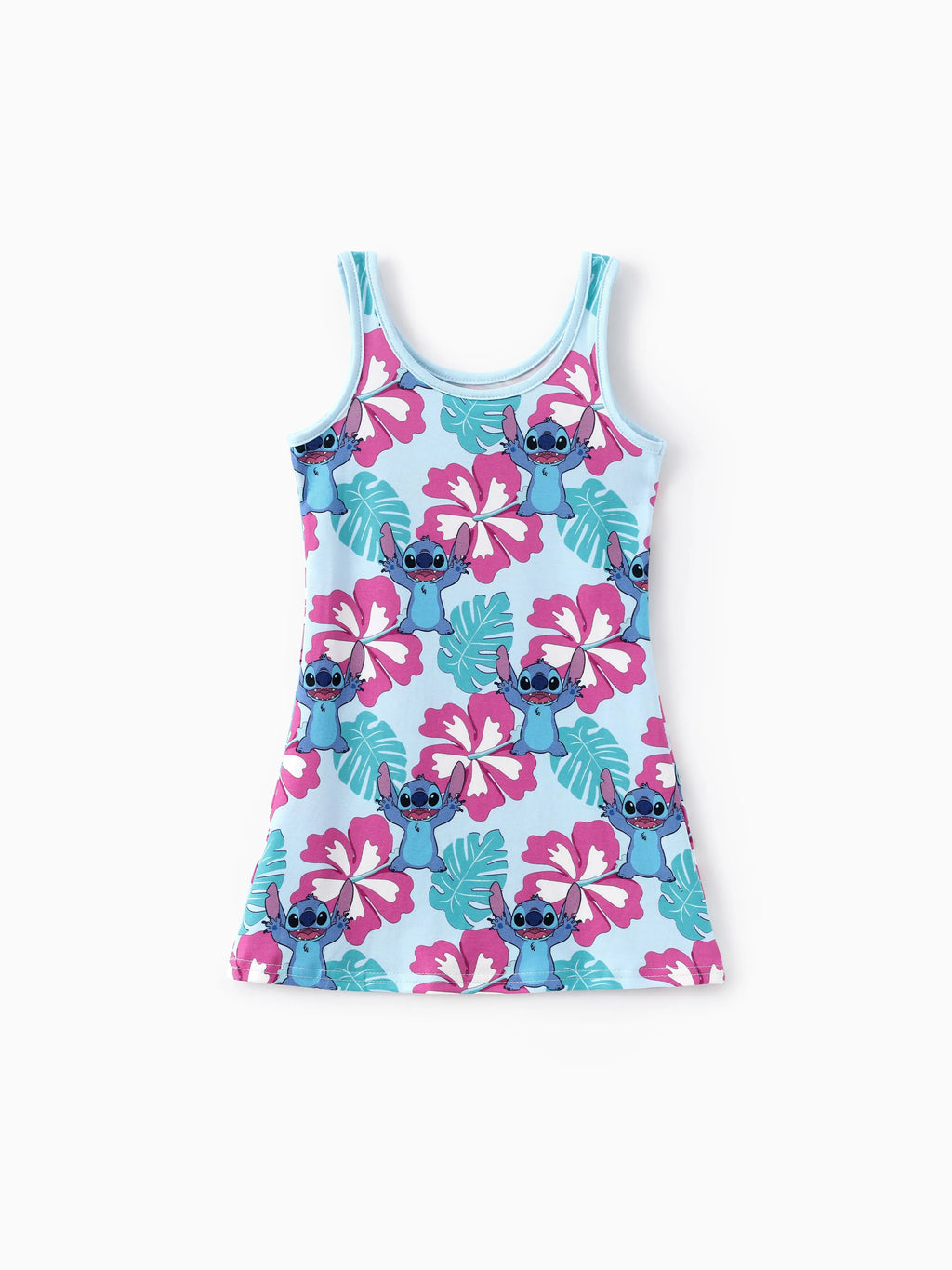 Disney Stitch Toddler/Kid Girl Naia™ Hawaii Style Character Allover Pr ...